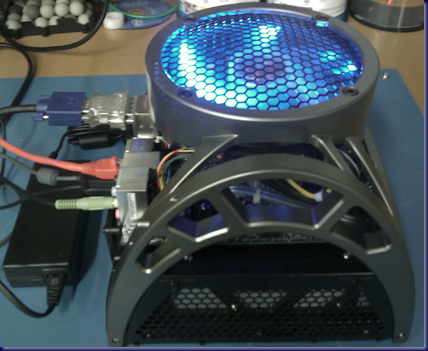 MPECS Inc. Blog: Home Theatre and Media PC In An Antec Mini Skeleton-90